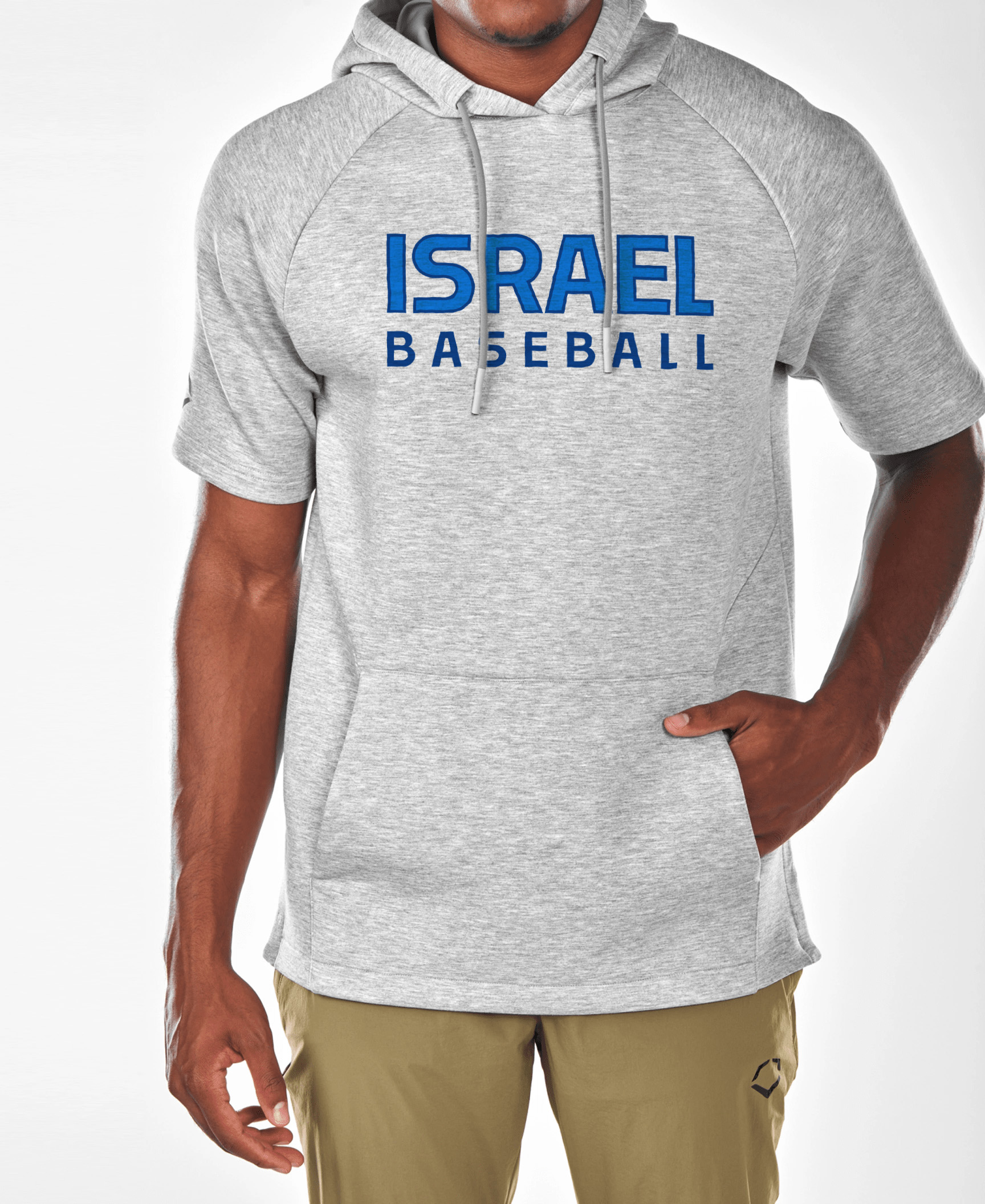 Men’s Centerfield Pro Team Short Sleeve Hoodie 2.0 - Israel Baseball ...